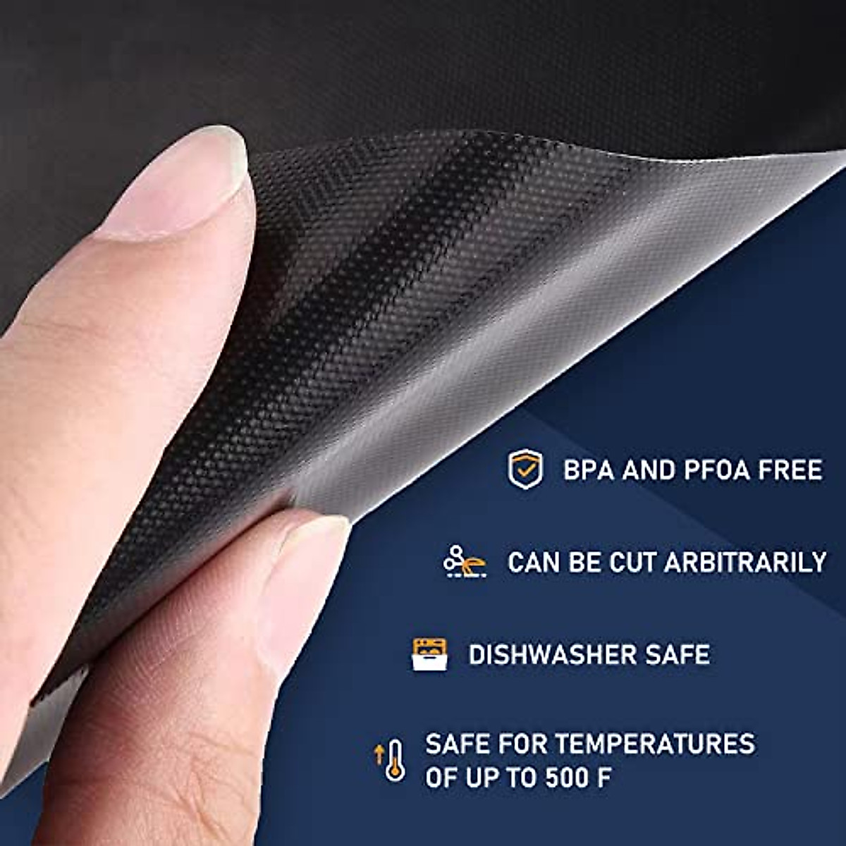 Oven Liners for Bottom of Oven - 2 Pack Best Rounded Corners Non-Stick Teflon Oven Liners Mat for the bottom of Convection, Electric, Gas, Toaster and Microwave Ovens 15.74"x 23.62"