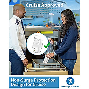 Travel Power Strip with USB C, NTONPOWER 4 Outlets 3 USB(1 USB-C), 4ft Flat Plug Extension Cord with USB C Ports, Portable Power Strip Flat Plug, Compact for Travel Hotel Cruise Essentials, White