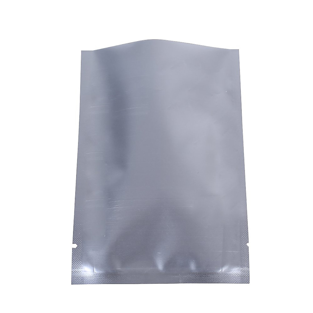 100 Premium Colored Mylar Foil Heat Sealable Bags w/Tear Notches 8x12cm (3.1x4.7") (Silver)