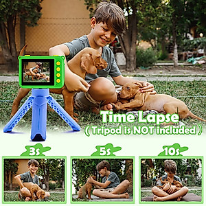 AILEHO Kids Camera - Underwater Camera for Kids Girls Boys, Waterproof Digital Camera, Toddler Toys Kids Selfie Video Camera Recorder for Birthday for Girls Boys Age 3-12 (Green)