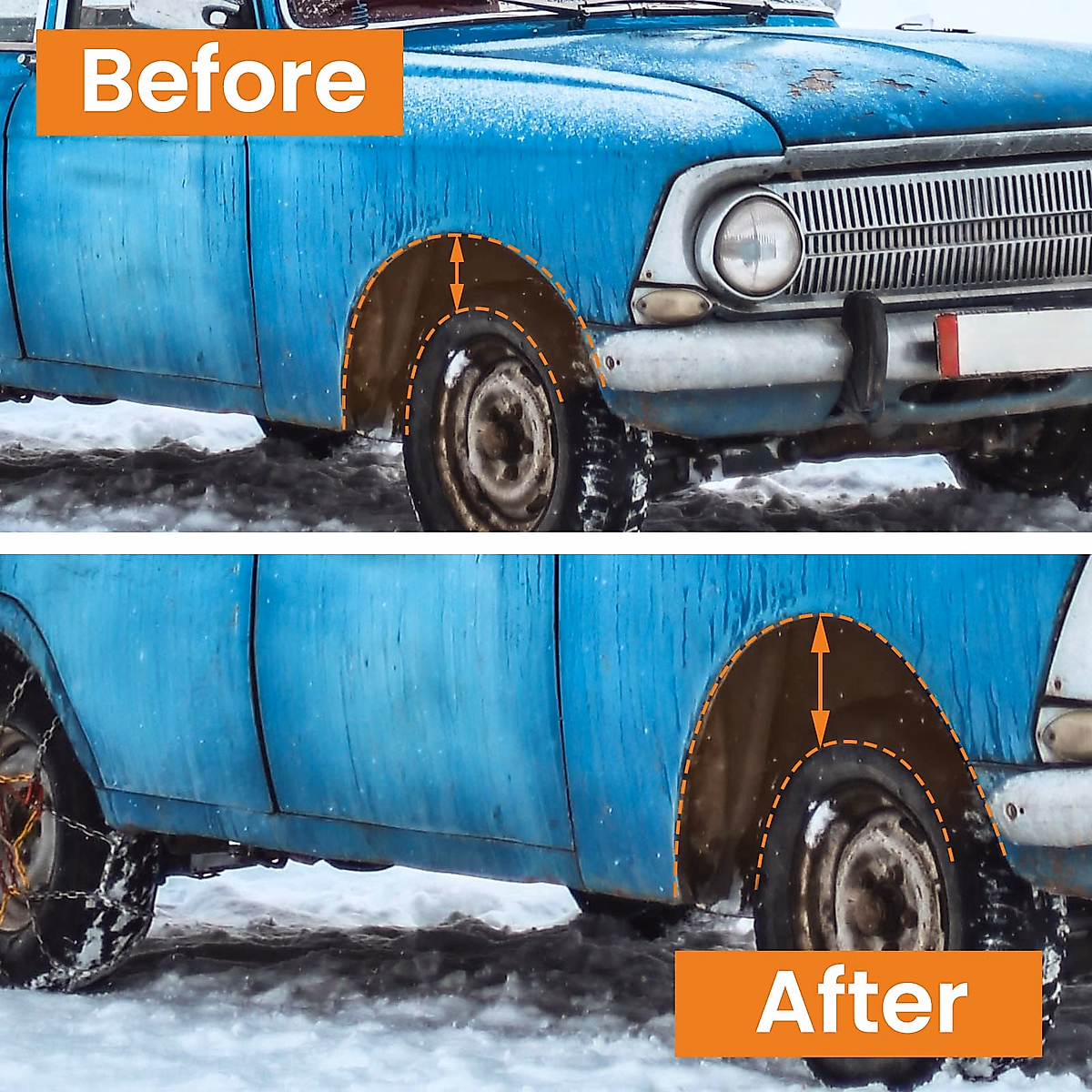 maXpeedingrods 3" Lift Kit for Ford Crown Victoria 2003-2011 Mercury Grand Marquis Lincoln Town Car, for Mercury Marauder 2003-2004