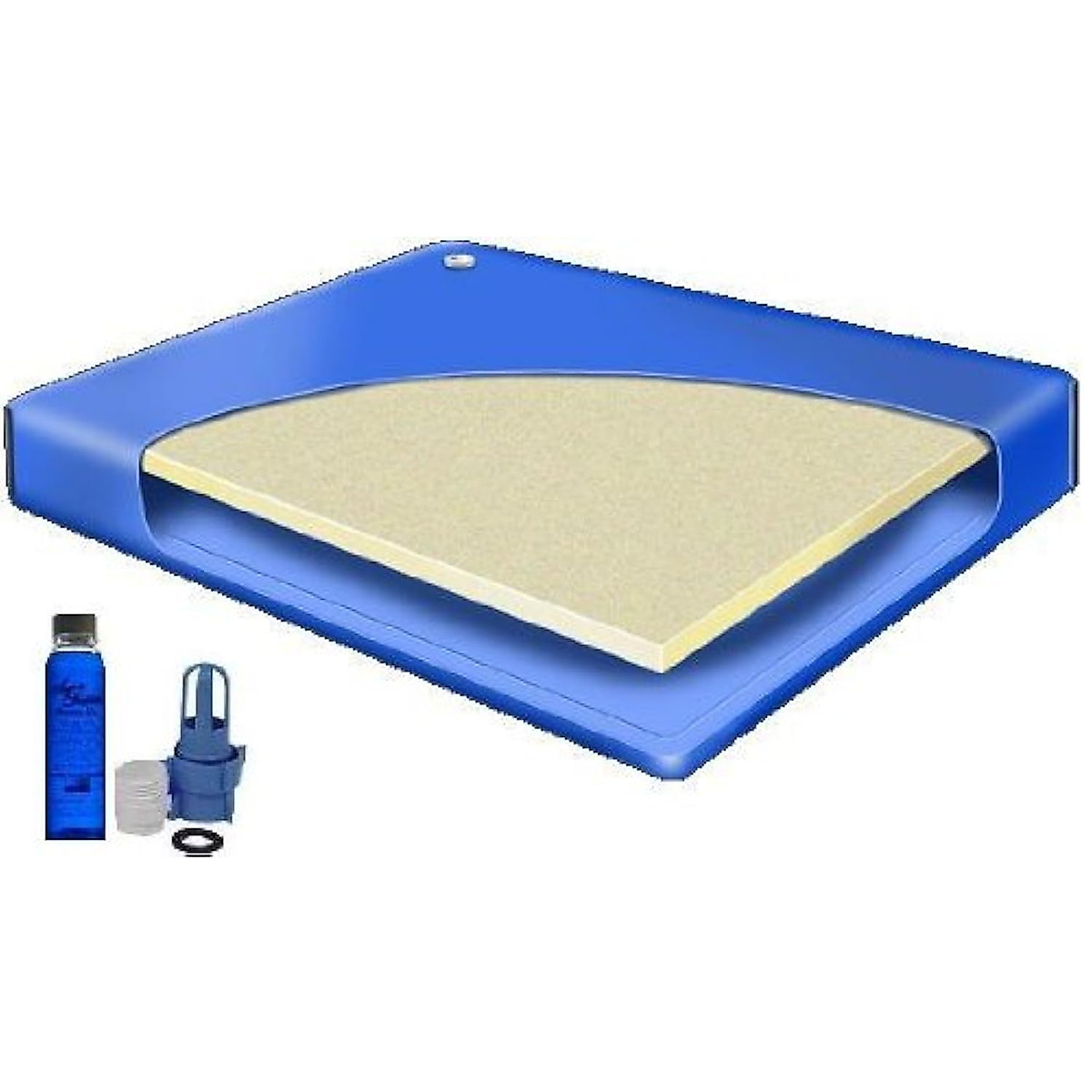 Dijkoo Zymise Super Single 48 x 84 Semi Waveless Waterbed Mattress
