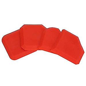 4 Pieces Caulking Tool Kit Silicone Sealant Remover Applicator Cleaner Tool Kit for Kitchen Bathroom Floor Caulking, Cleaning, Sealing