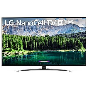 LG 49SM8600PUA Nano 8 Series 49" 4K Ultra HD Smart LED NanoCell TV (2019), Black