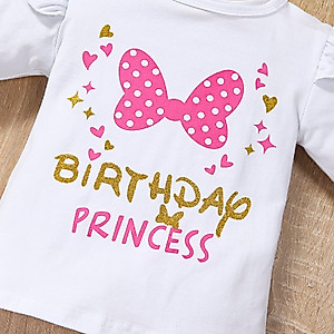 Highnesson-ww Toddler Kids Baby Girls Birthday Princess Outfits Dress Tutu Skirt Set