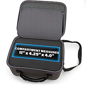 CASEMATIX Carrying Case Compatible With Meeting Owl Pro and Owl Camera 360 Video Conference Room Accessories