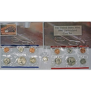 1996 P & D Mint Set Uncirculated Coin Set OGP