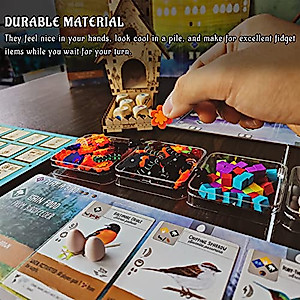 CZYY Wingspan Food Resource Tokens Included Nectar Set of 174 Acrylic Laser Cut Upgraded for Wingspan Board Game