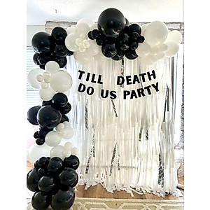 White Crepe Paper Streamers 8 Rolls, Party Streamers for Birthday Wedding Baby Bridal Shower Decorations Halloween Christmas Craft Supplies (1.8 Inch x 82 Ft/Roll，656ft)