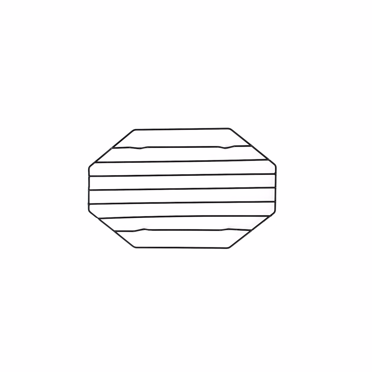 Fox Run Non-Stick Roasting and Cooling Rack, Oval, 10" x 6", Metallic