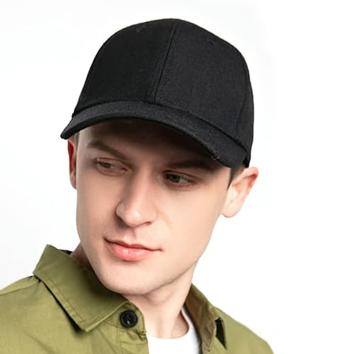 YEMHUKE Custom Hats, Soft Baseball Cap, Personalized Text & Photo Dad Hats, Custom Hat for Men & Women Gray, 1-8