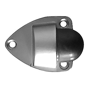 Shepherd Hardware 3406E Heavy Duty Floor Mount Door Stop, 2-Pack, 2 Inch, Satin Nickel