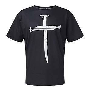 Crewneck Sweatshirts Men Long Sleeve Shirt Funny t Shirts for Men Slim fit Tank top Men Fashion Graphic Crewneck Short Sleeve Regular-Fit Shirts Summer Sport Sweatshirts Tank Tops Shirts Black