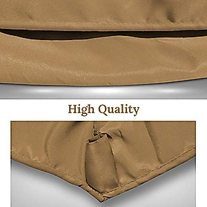 BenefitUSA Umbrella Cover Canopy 13ft 8 Rib Patio Replacement Top Outdoor-tan