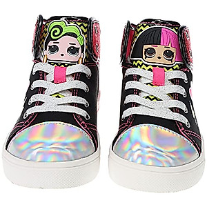 L.O.L. Surprise! Girls Rocker Diva Hightop Sneakers, Size 11 Black Pink