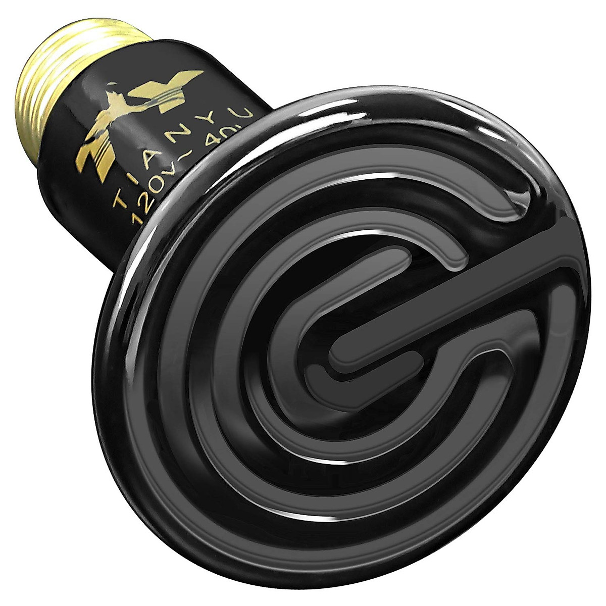 Simple Deluxe 40W Reptile Heat Lamp Bulb No Light Ceramic Heat Emitter Brooder Coop Heater