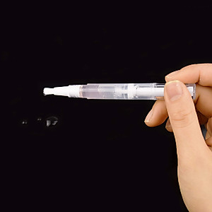 12 Pack 3 Ml Transparent Twist Pens Empty Nail Oil Pen Brush, Cuticle Oil Pen Cosmetic Lip Gloss Container Applicators