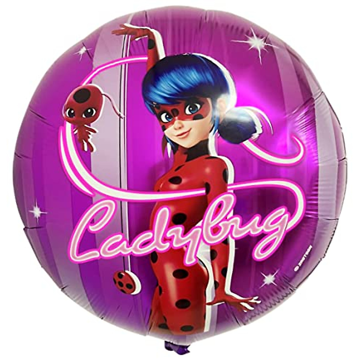 Vision Licensed 2 Pcs Miraculous Ladybug Large 20" Foil Balloons | New Colorful Design of Helium Balloon for Miraculous Birthday Theme Party