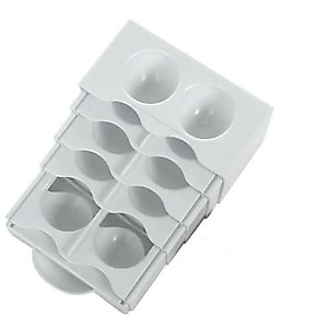 Think Up Designs Eggstra Space Collapsible Egg Storage Tray- Save Space in Your Fridge