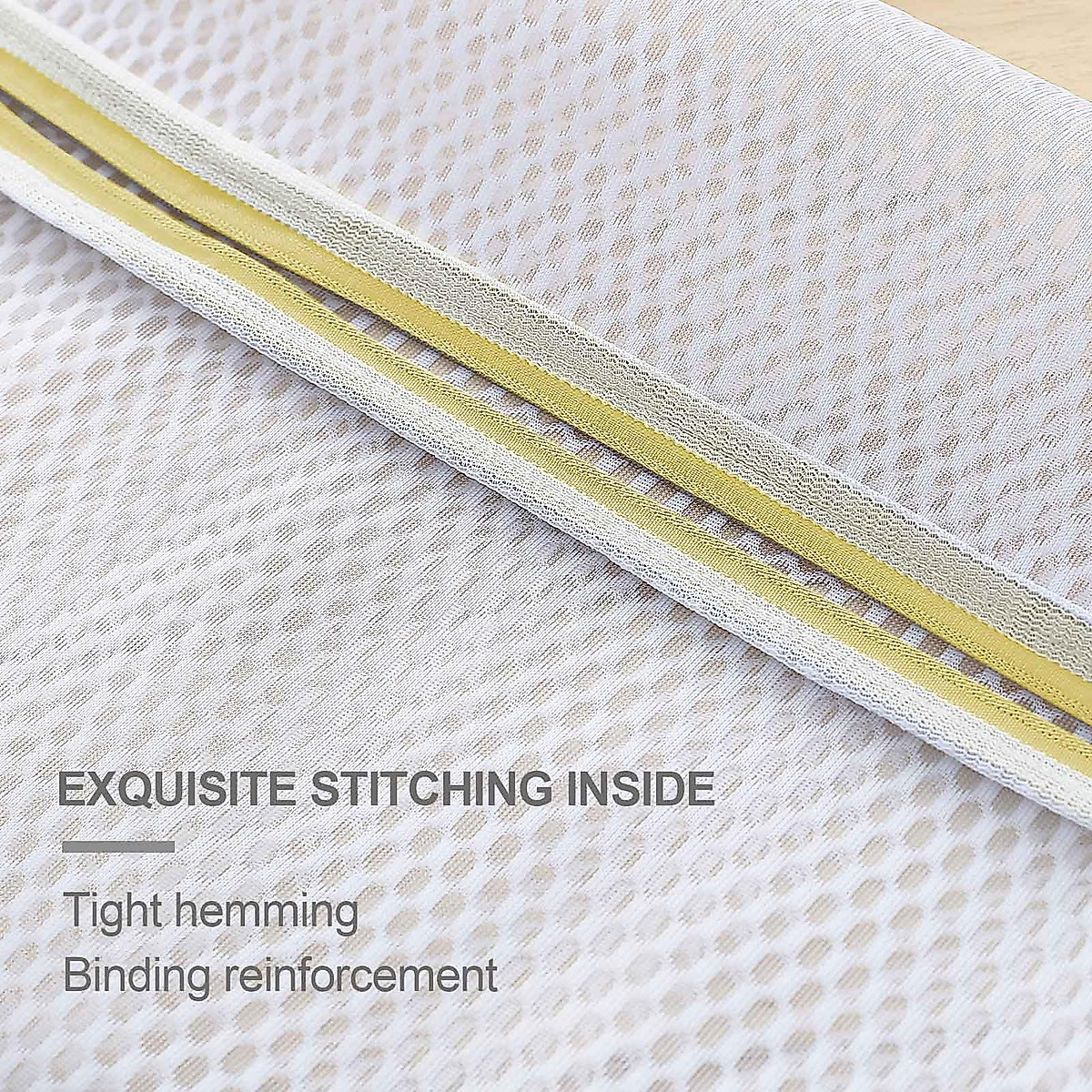 Mesh Laundry Bags for Delicates, Wash Bags for Lingerie 12X16 inch(3 Medium)