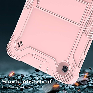 BAISRKE Case Cover for Galaxy Tab A 8.4 Case 2020, Heavy Duty Rugged Full-Body Hybrid Shockproof Drop Protection Cover for Samsung Galaxy Tab A 8.4 2020 Tablet Model SM-T307 / SM-T307U - Rose Gold
