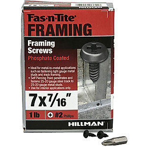Fas-N-Tite Phosphate-Coated Framing Screw (#7 x 7/16")