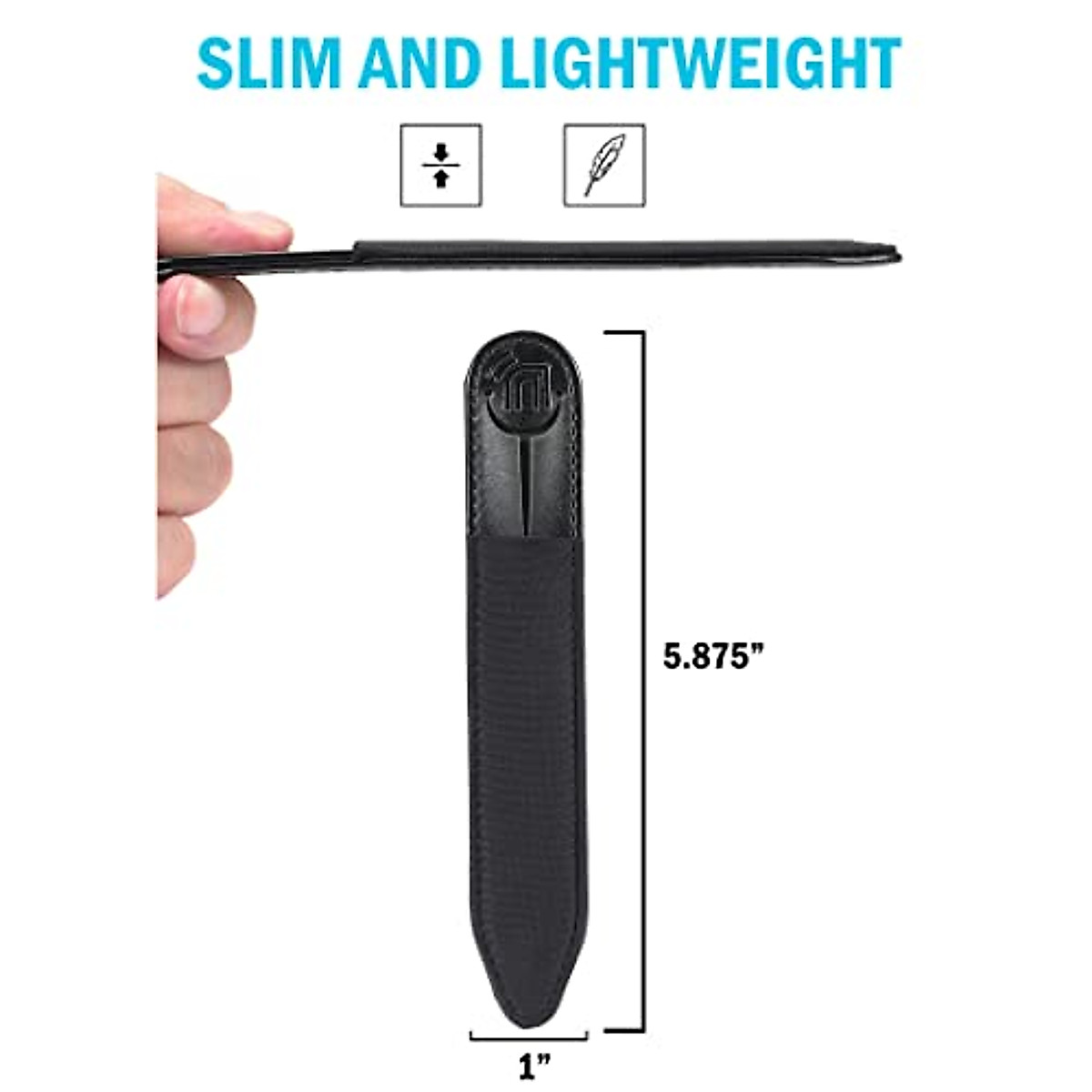 Universal Stylus Holder, [2-Pack] Nakedcellphone Sleeve Carrying Case Slot for Samsung Galaxy S-Pen Fold Pro - Adheres to Phone, Tablet, Z Fold 3, Z Fold 4, Z Fold 5, S21 Ultra 5G, Case, etc