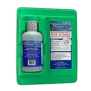PhysiciansCare 32 oz. Single Bottle Eyewash Station, (24-202)