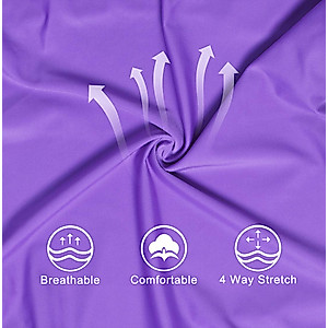 speerise One Piece Bodycon Jumpsuit for Women Sleeveless Spandex Bodysuit Zipper Romper for Club Catsuit, Violet, XS