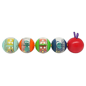 KIDS PREFERRED World of Eric Carle The Very Hungry Caterpillar Plastic Busy Balls Toy Medium