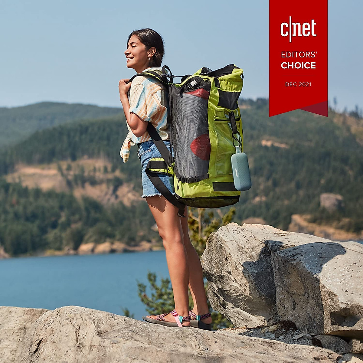 Bose SoundLink Flex Bluetooth Portable Speaker, Wireless Waterproof Speaker for Outdoor Travel - Black (Renewed)