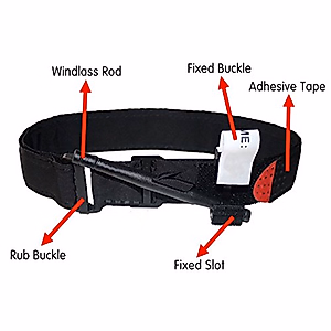Tourniquet: Combat Medical Tourniquet, Emergency Tourniquets, Military Tourniquet for First Aid, Bleeding Control, Hemorrhage Control, School Training, Severe Emergencies or Occluding Blood Flow