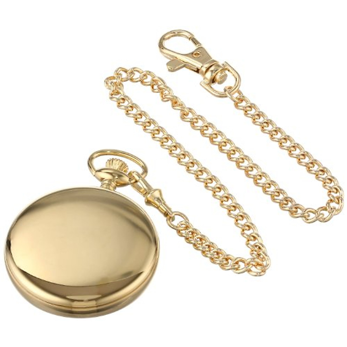 Charles-Hubert, Paris Gold-Plated Open Face Mechanical Pocket Watch