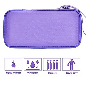 Khanka Hard Travel Case Replacement for Texas Instruments TI-83 Plus/TI-84 Plus/TI-84 Plus CE Color Graphing Calculator, Case Only (Infinitely Iris)