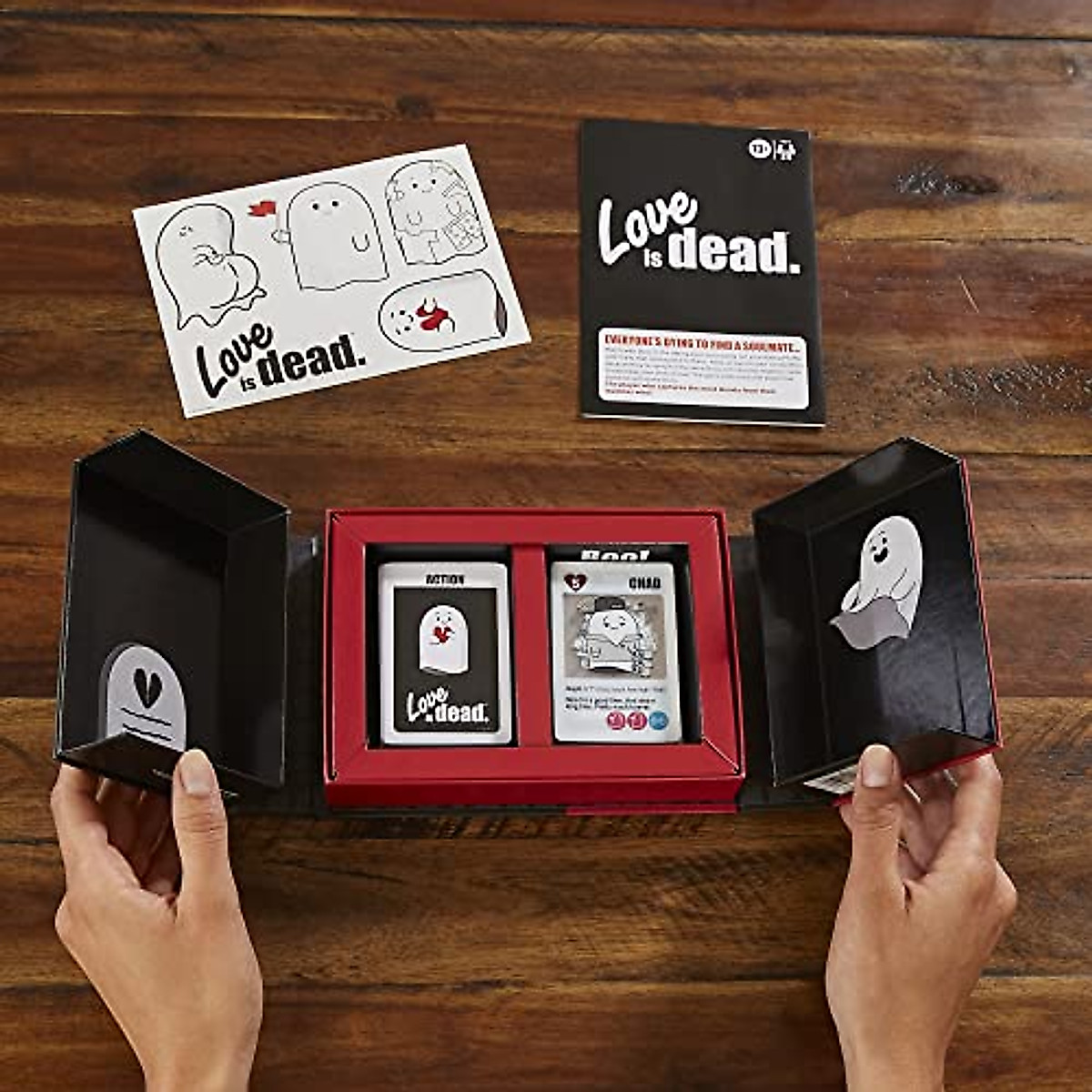 Hasbro Gaming Love is Dead Game, Party Card Game for Adults and Teens, Hilarious Light Strategy Dating Game for 2-5 Players Ages 13 and Up