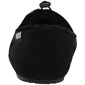PUMA Men's Tuff Moccasin Slipper, Black Whit, 9