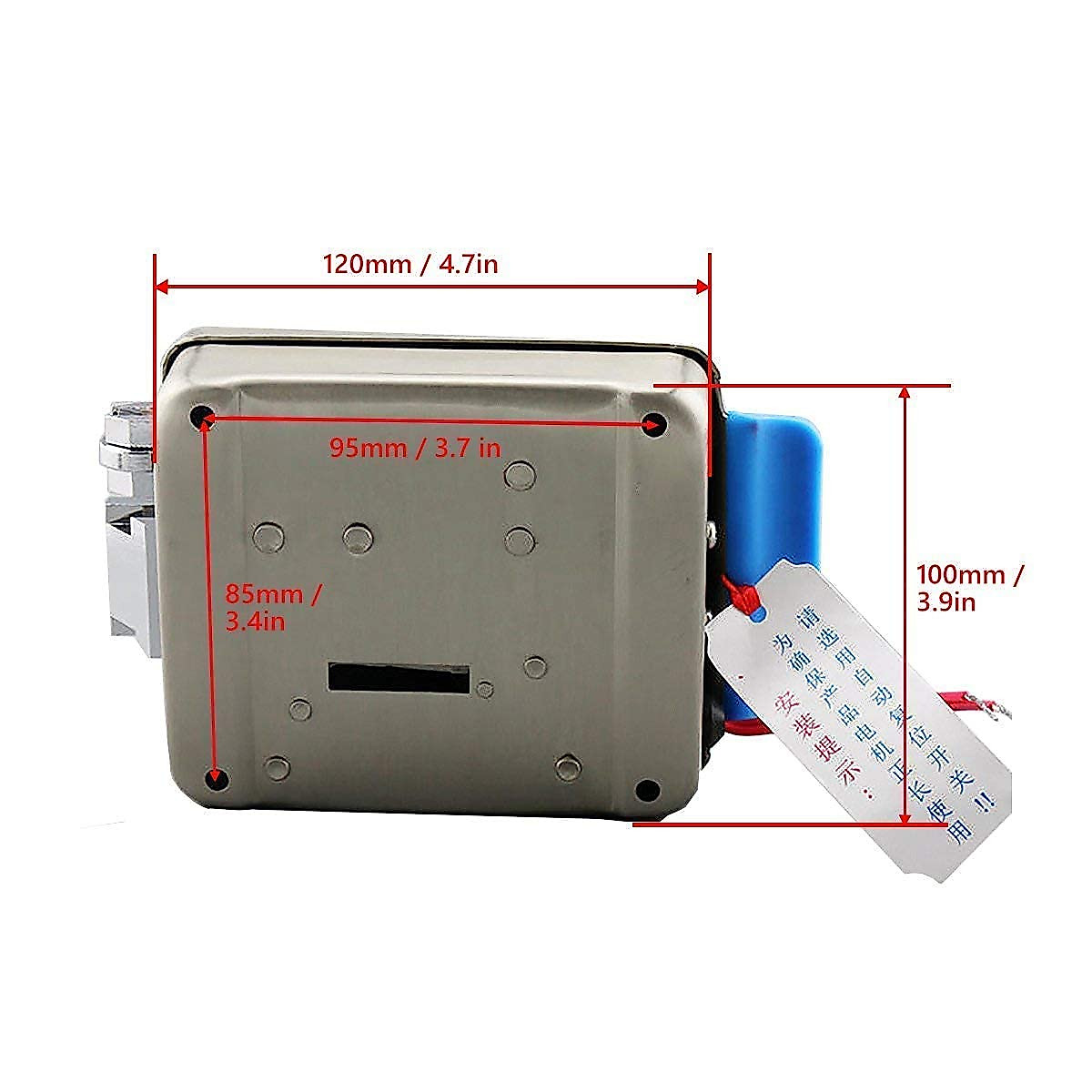 AMOCAM Apartment Video Intercom System and Electric Control Door Lock and 12V Power Supply Control for Home Villa Apartment