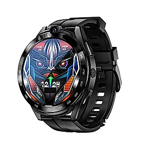 ZUONU Smart Watch Android 11 Sports Fitness Tracker GPS WiFi Men Watch Phone Camera Video Call RAM:6G RDM:128G (Color : C)