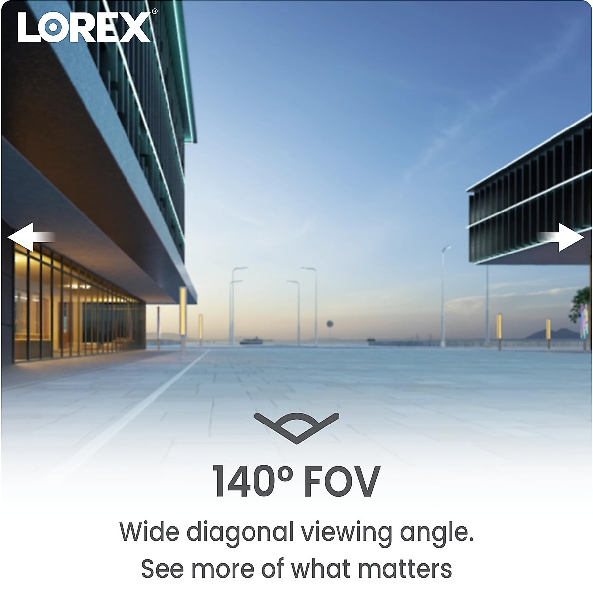 Lorex 2K WiFi Security Camera – Outdoor & Indoor Add on Battery Operated Camera Wireless Surveillance System -Active Deterrence, Motion Detection, Color Night Vision, 2 Way Talk