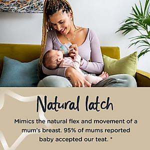 Tommee Tippee Closer to Nature 260 ml/9fl oz Anti-Colic Plus Feeding Bottles ...