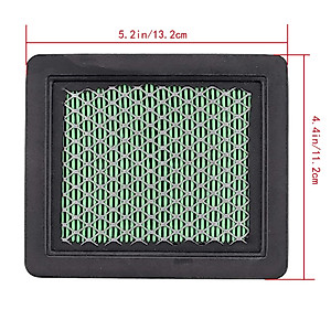 GCV160 Air Filter Tune Up Kit Fit for Honda GCV190 GC190 GC160 GX100 HRC216 HRR216 HRR2169VKA HRX217 Lawn Mower,Spark Plug 17211-ZL8-023 Air Cleaner