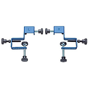 Rockler Cabinet Drawer Installation Clamps – Right, Left-Side Drawer, Cabinet Installation Tools – Steel, Plastic Drawer Front Clamps - Front Drawer Woodworking Clamps for Easy, Fast Installation