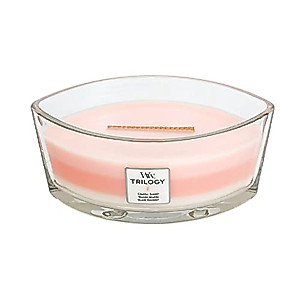 WoodWick Ellipse Scented Candle, Island Getaway Trilogy, 16oz | Up to 50 Hours Burn Time