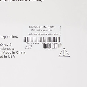 McKesson LUMEON Aneroid Sphygmomanometer and Stethoscope Kit - Pocket Blood Pressure Gauge/Cuff, Sprague Stethoscope, Blue - Size 11, 23-40 cm, 55 cm Tube, 1 Count