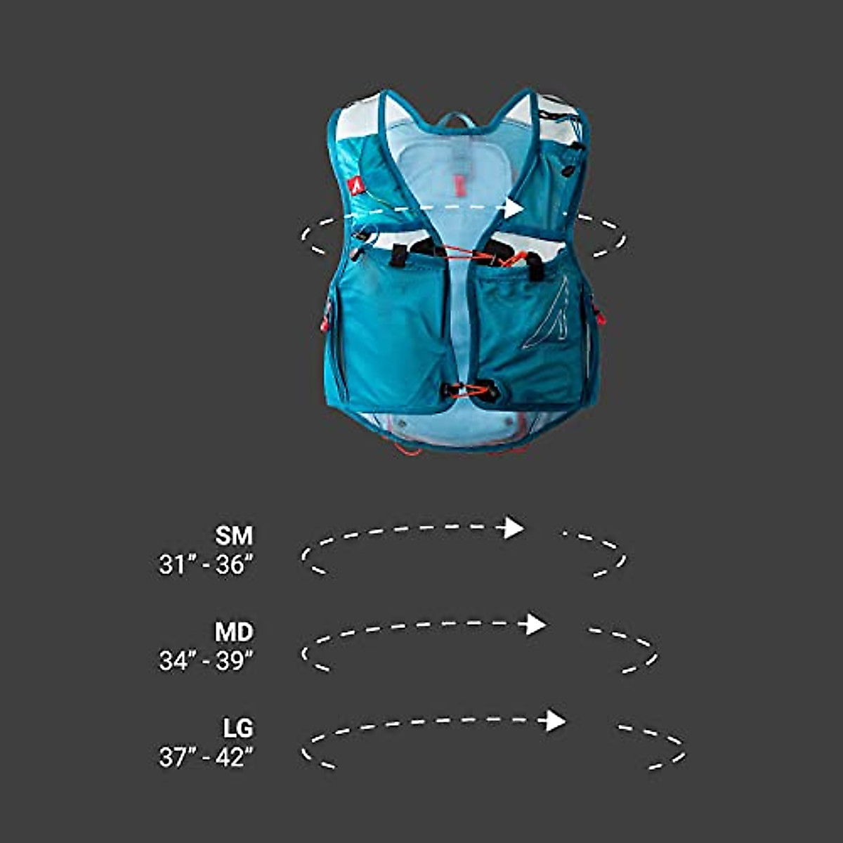 ULTRASPIRE Alpha 5.0 Hydration Pack, Color: Blue, Size: S (UA132BUSM)