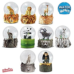 Waterglobe Seahorses from Deluxebase. Seahorse Snow Globe with Resin Figurine and Moulded Base. Great Home Globe Decor,Ornaments and Gifts.