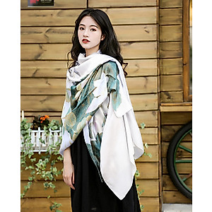 YMXHHB Fashion Scarves Scarf Silk Feeling Scarves Long Lightweight Sunscreen Shawls for Women (Y20)