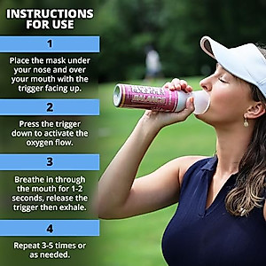 Boost Oxygen Pocket Size Natural Aroma 3 Liter Canister | Respiratory Support for Aerobic Recovery, Altitude, Performance and Health (2 Pack)