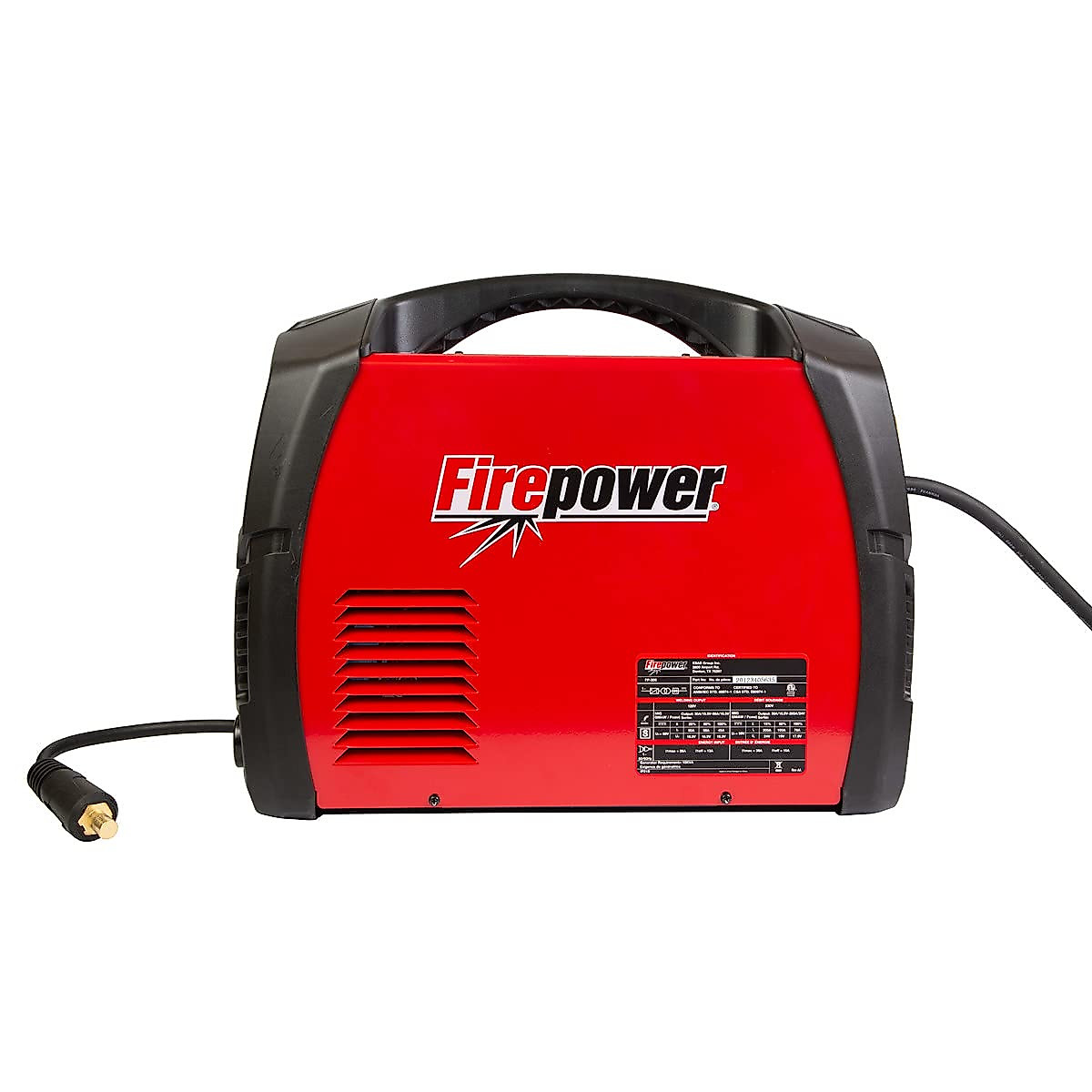 FIREPOWER 1444-1200 FP-200 2-in1 MIG, Flux Cored Welding System, 200A Output, 120-230V, 3/8" Max Thickness, Includes Tweco Fusion 180 MIG Gun, Victor GF250 Regulator, Clamp, Power Adapter, Wire Spool