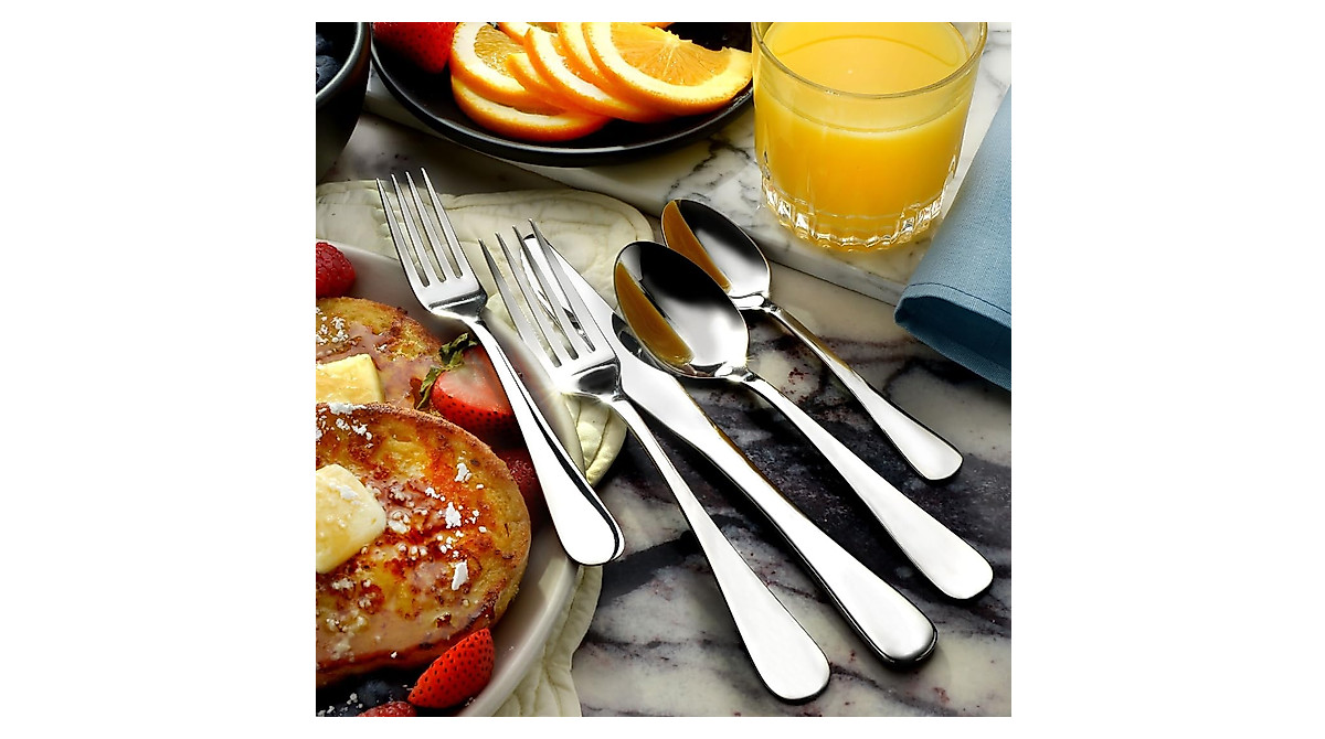 Liberty Tabletop Annapolis 63 Piece Flatware Set - USA Made